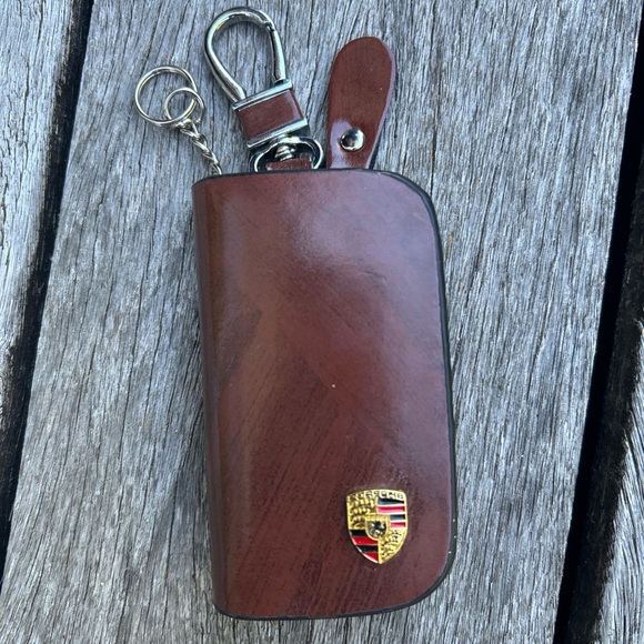 Porsche Design | Accessories | Porsche Design Brown Leather Key Holder ...